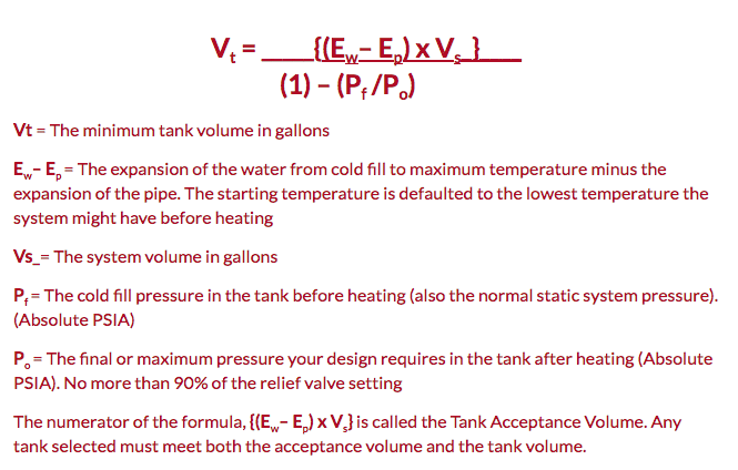 Thermal Expansion Tank Sizing: Bell & Gossett Systemwize | RLD Thermal Expansion Tank Sizing: Bell & Gossett Systemwize | RLD
