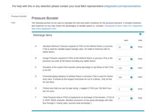 Domestic Water Pressure Booster Pumping System: Suction Pressure
