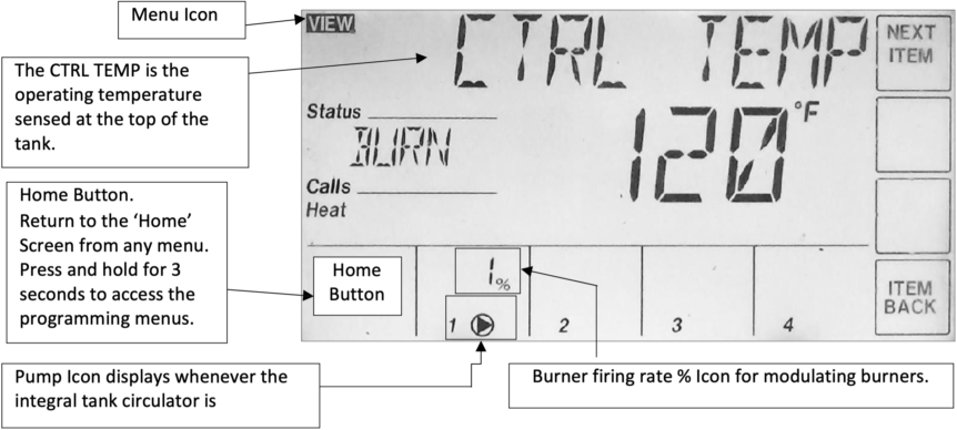 PVI Conquest Water Heaters: Basic Settings & Features