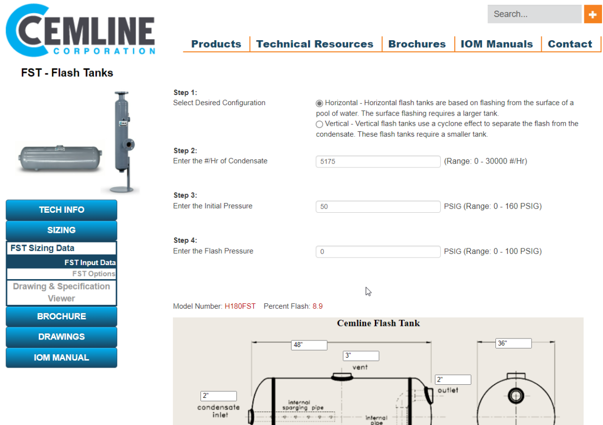 What to Do with Steam Leaving a Flash Tank: A Simple Example