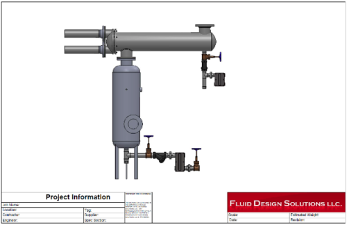 What to Do with Steam Leaving a Flash Tank: A Simple Example
