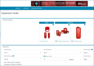 Sizing Expansion and Compression Tanks